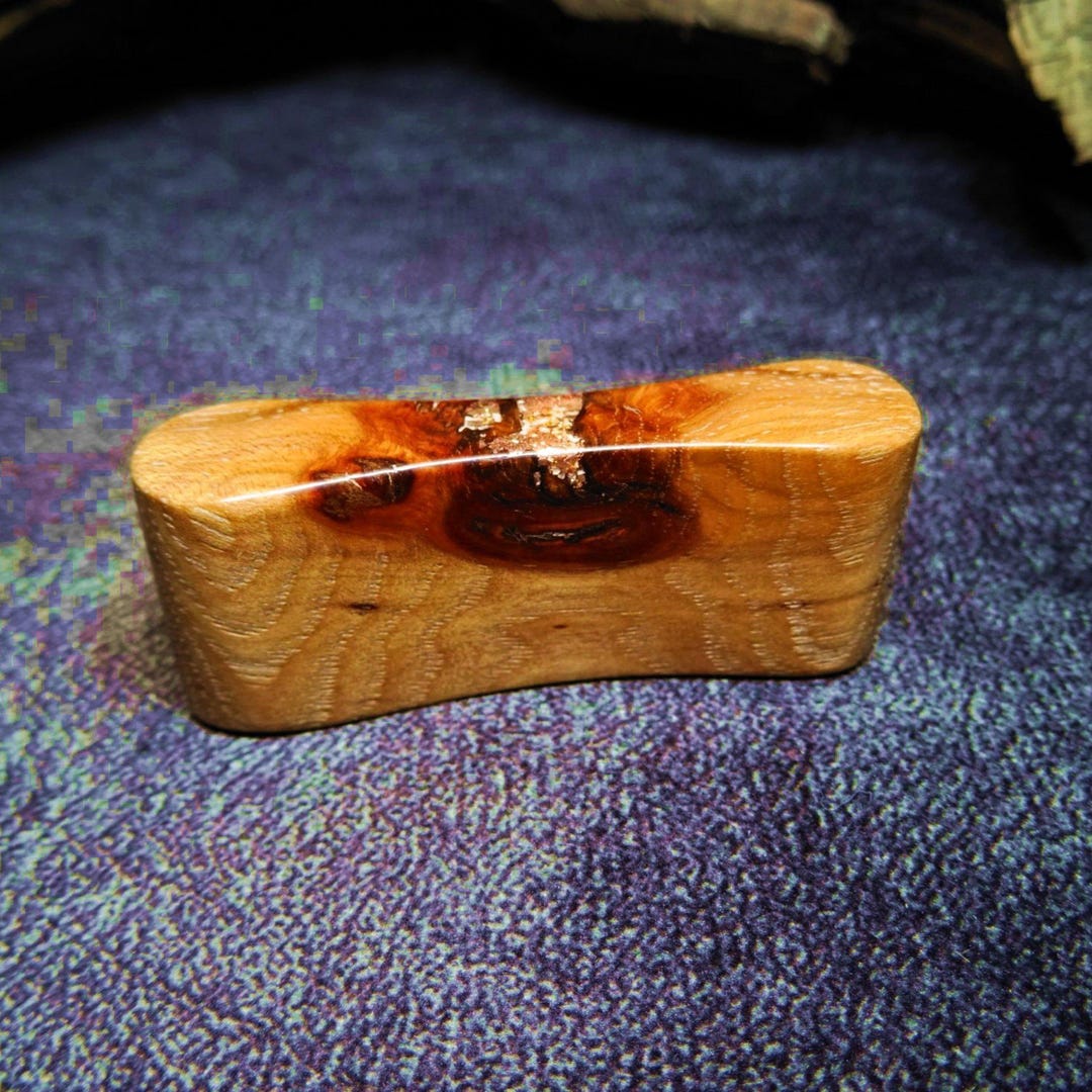 Masterworks: Rough Hickory Wood-henge With Copper Infused Inlay in Knot ...