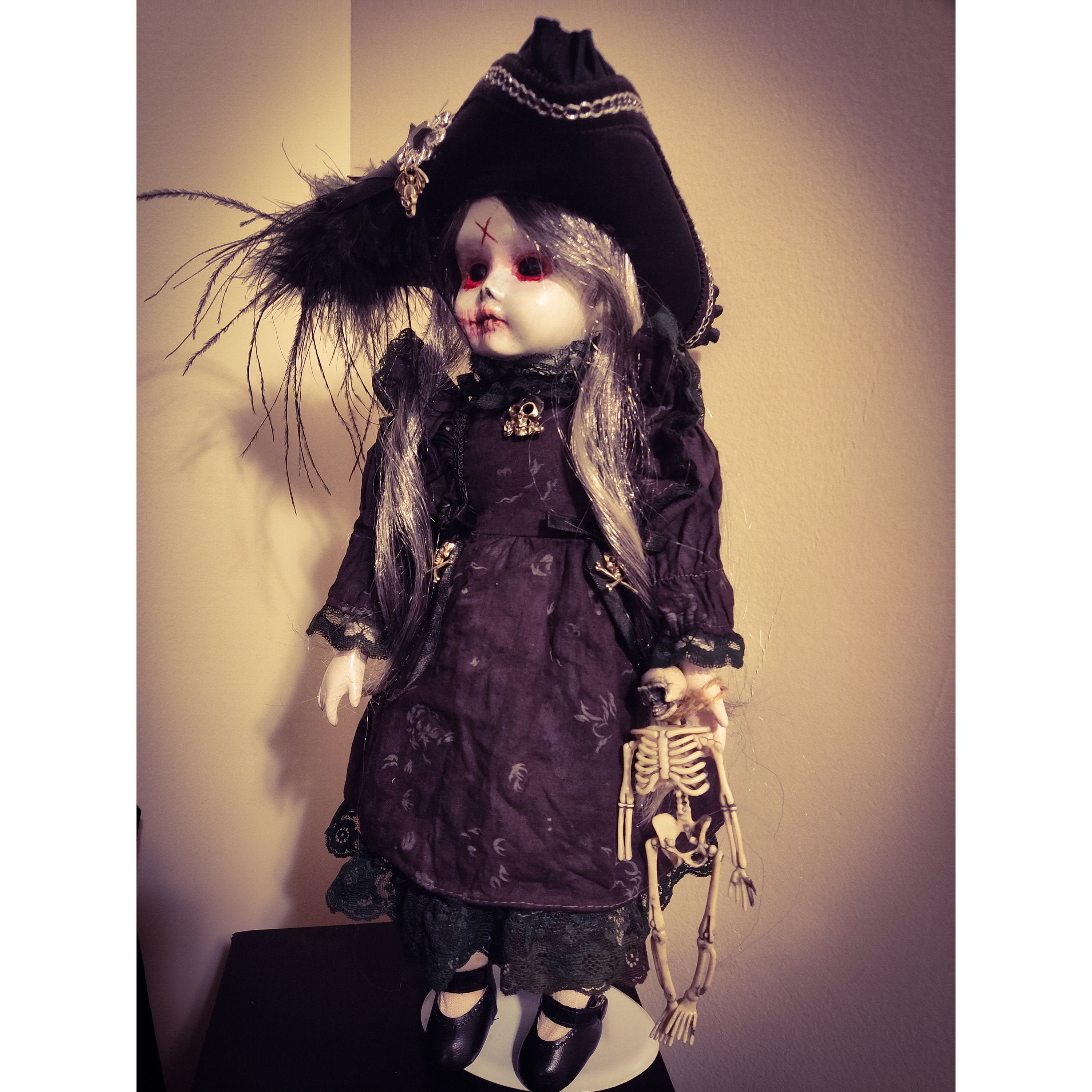 Horror OOAK Reborn Skeleton Ghost Haunted Porcelain Doll - Etsy