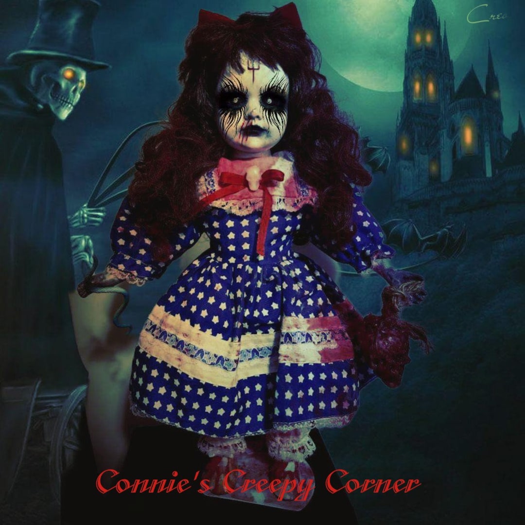 Horror OOAK Reborn Demon Possessed Scary Porcelain Doll - Etsy