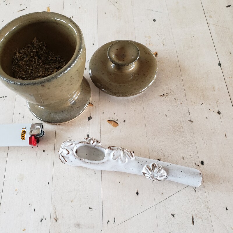 Ceramic Smoking Pipe - Etsy