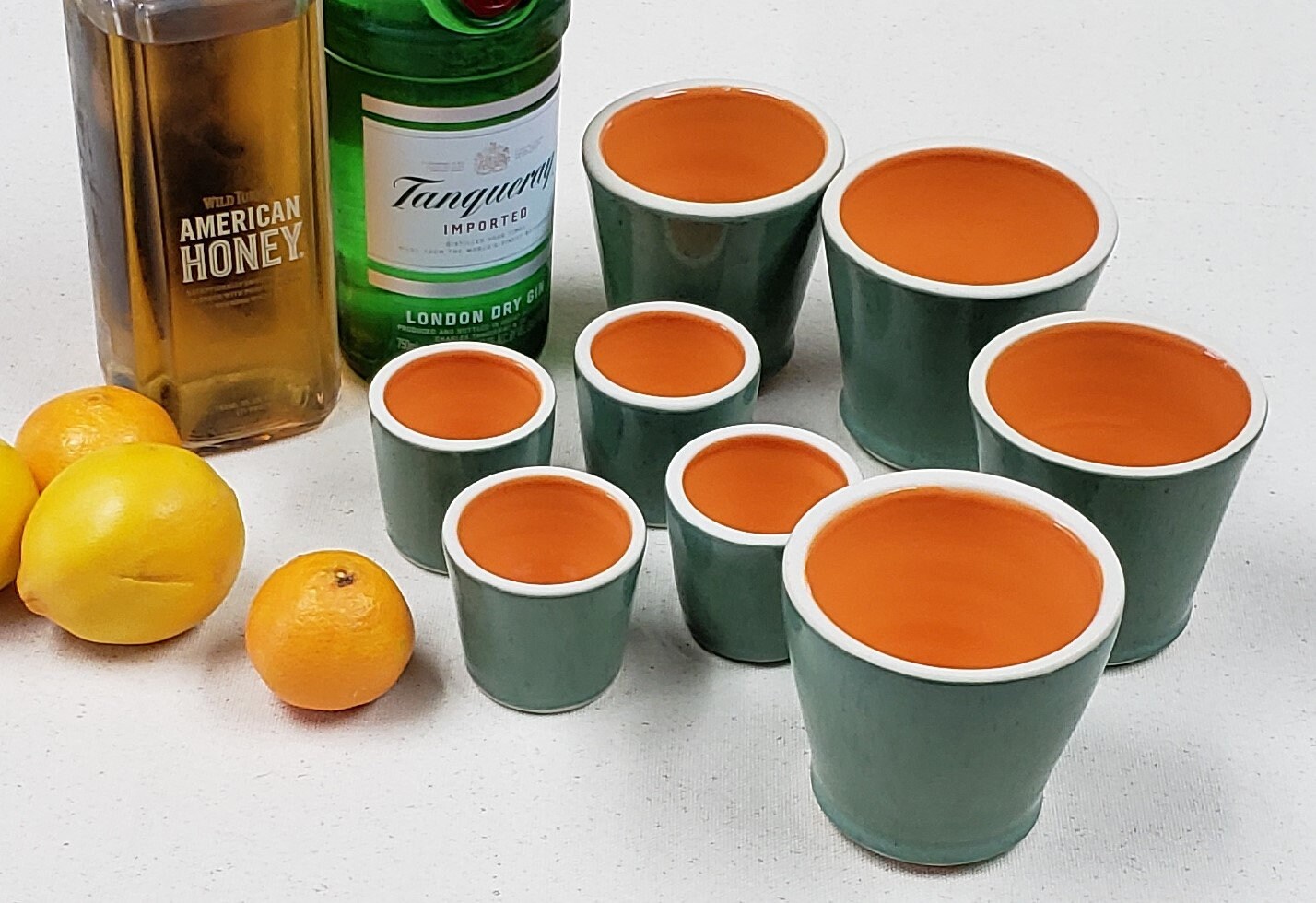 Ceramic Rock Glasses, Ceramic Cocktail Set, Rock Glasses & Shot Glass ...