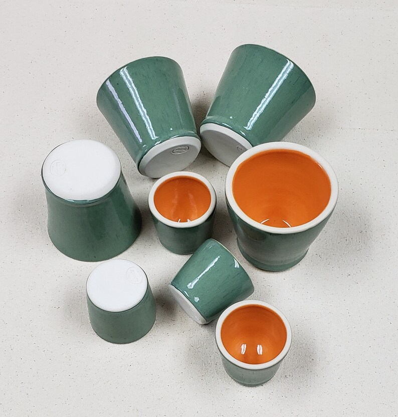 Ceramic Rock Glasses, Ceramic Cocktail Set, Rock Glasses & Shot Glass ...