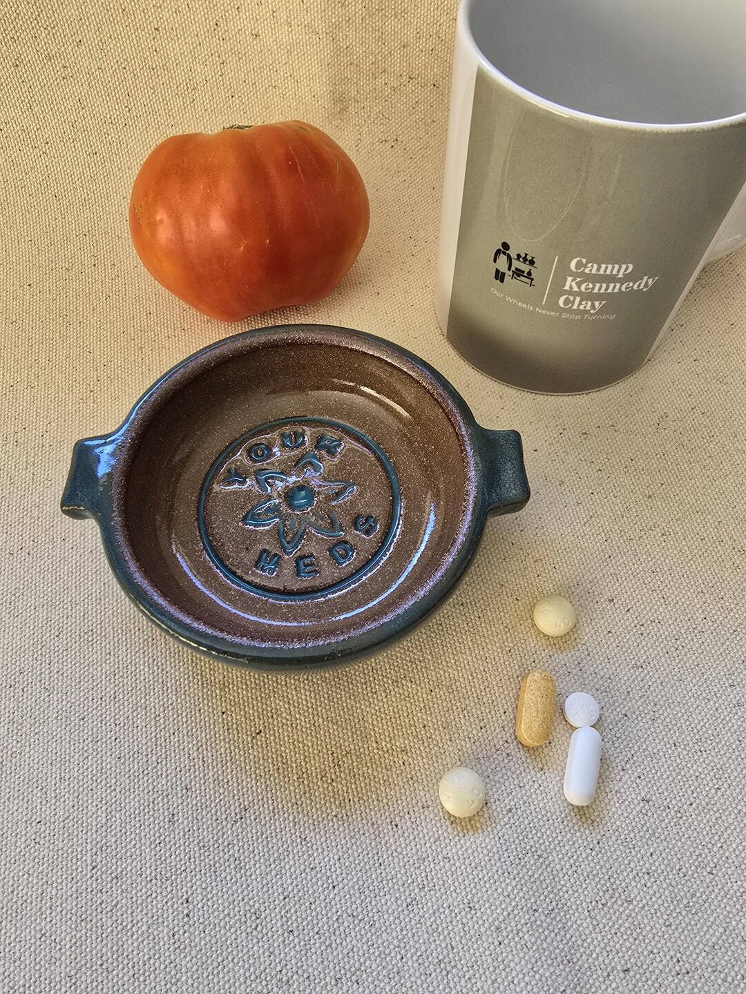 Medication Bowl Pill Bowl Pill Box Vitamin Bowl Medication Dispenser ...