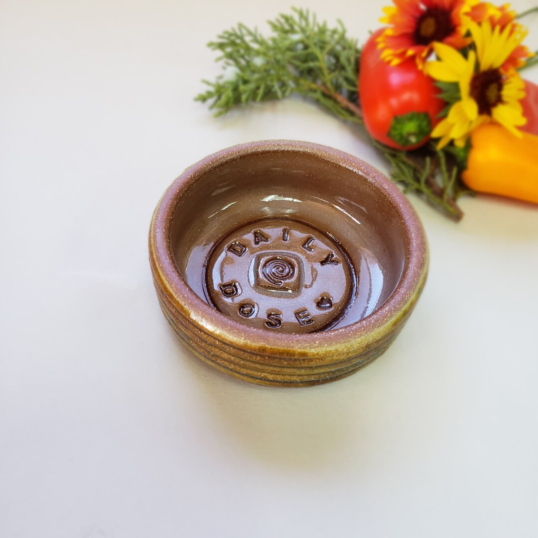 Medication Dispenser Pill Bowl Vitamin Bowl Meds Server Pill Dispenser ...