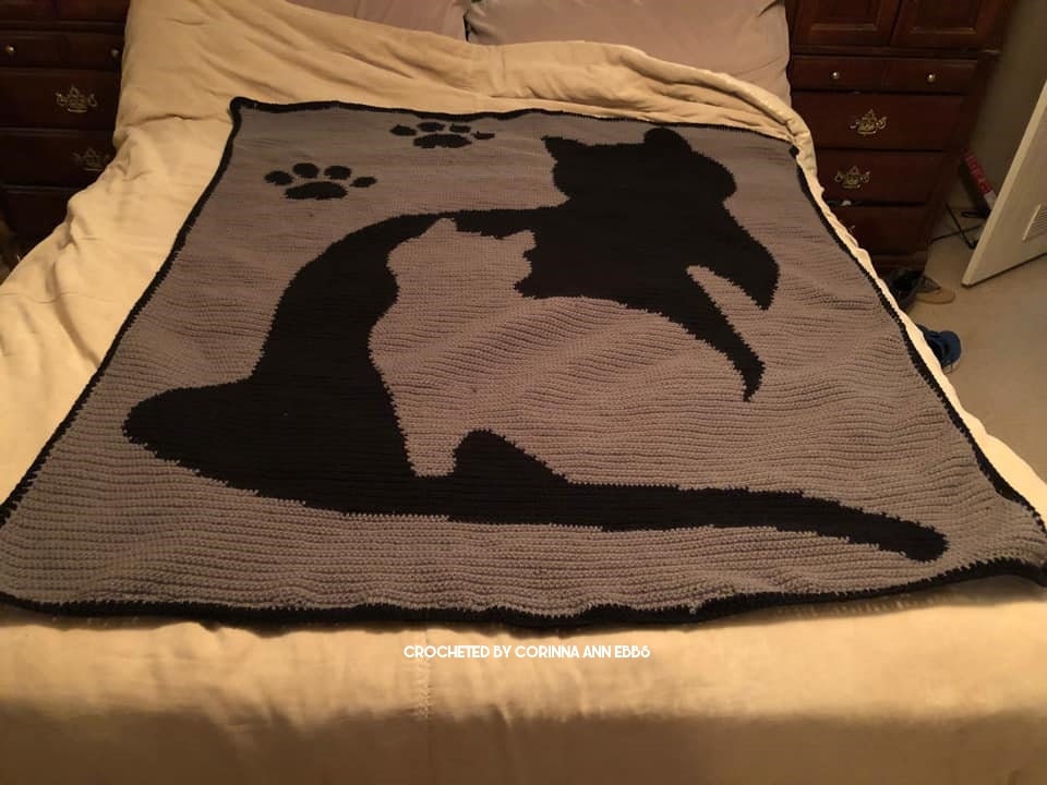TSS Love Cats Crochet Graphghan Pattern - Etsy