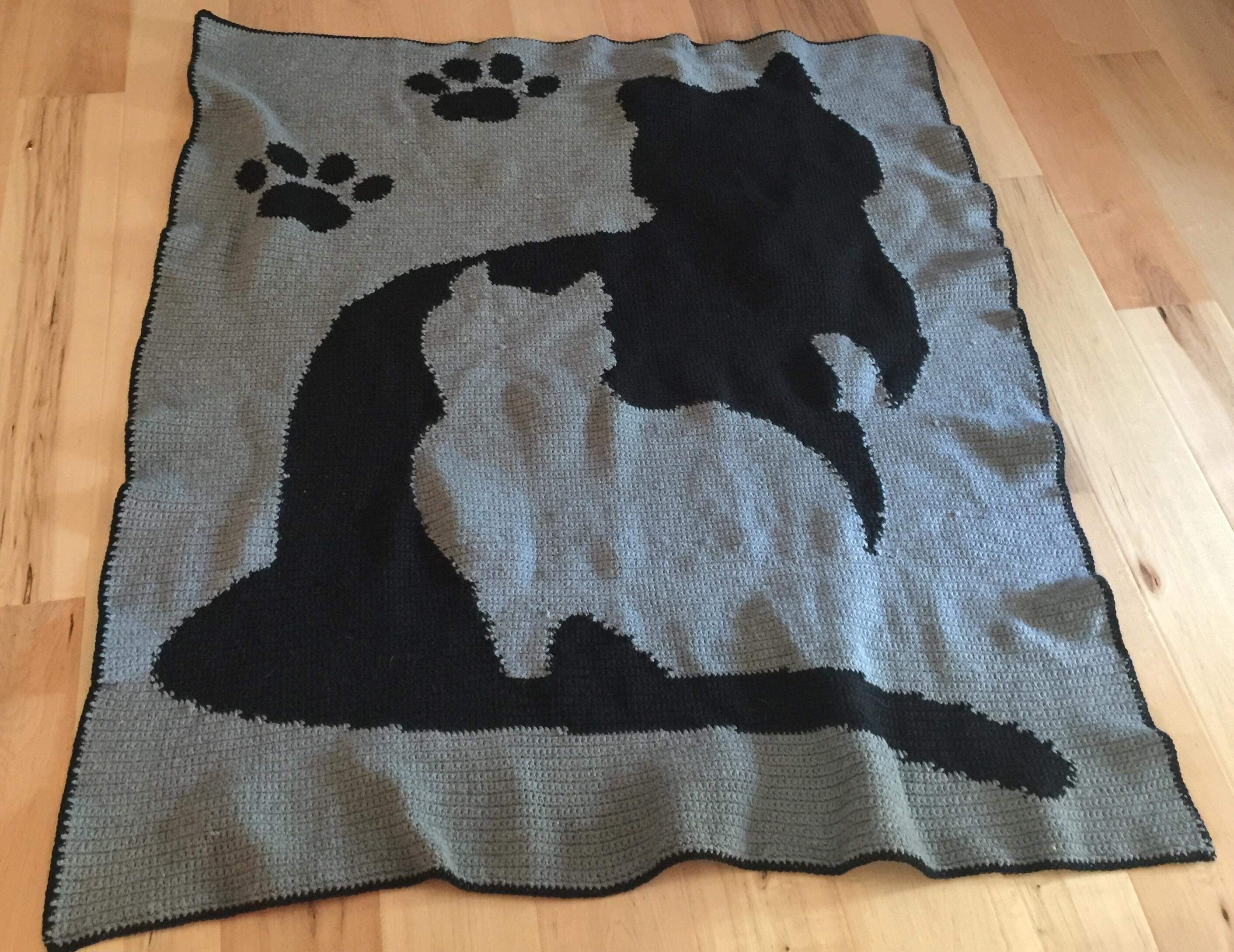 TSS Love Cats Crochet Graphghan Pattern - Etsy