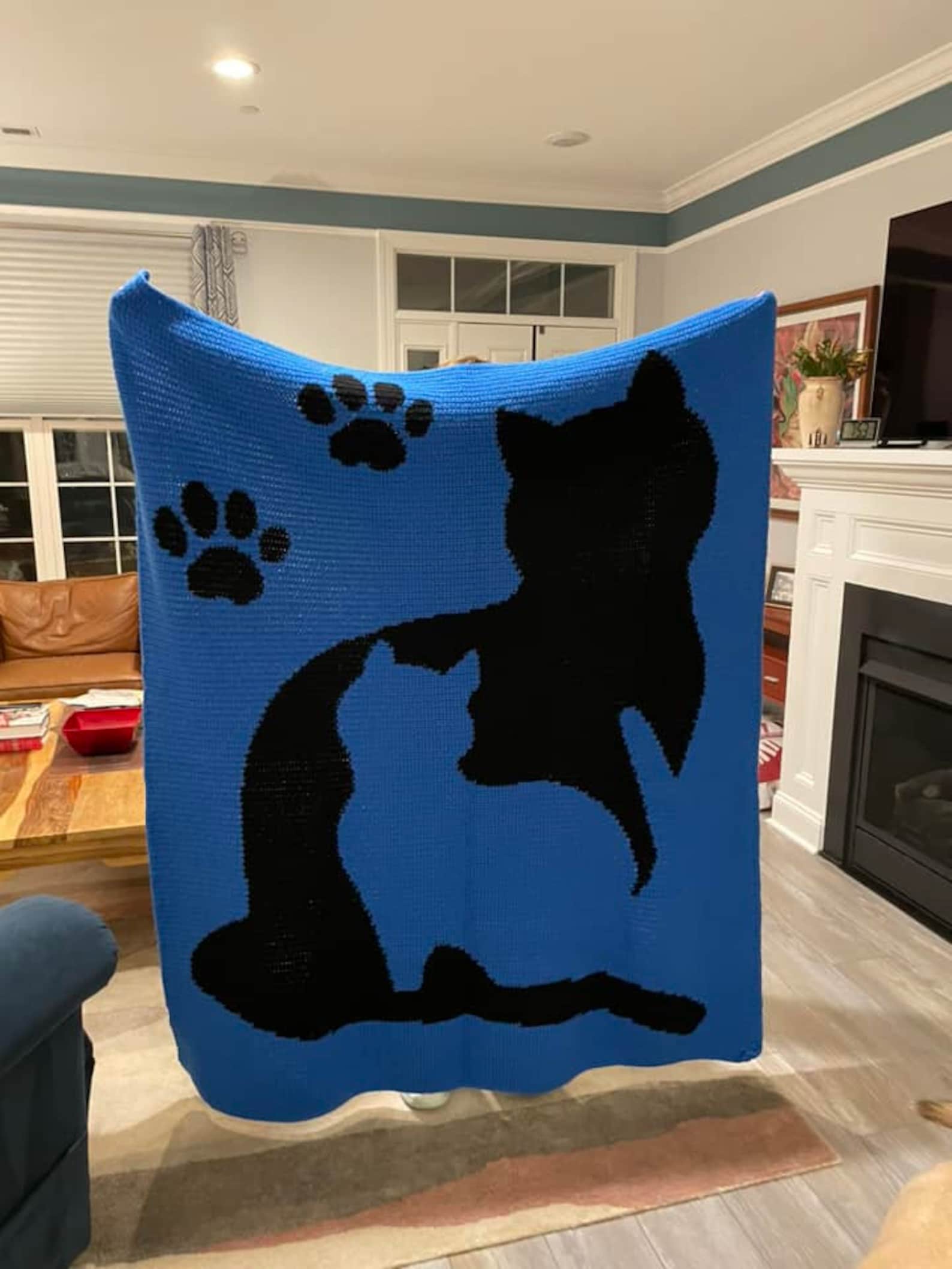 Mini C2C Love Cats Crochet Graphghan Pattern - Etsy