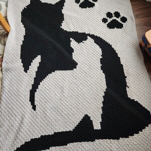 Mini C2C Love Cats Crochet Graphghan Pattern - Etsy