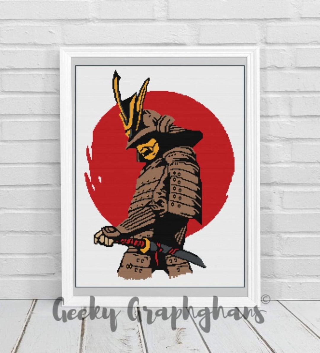 Samurai Crochet Graphghan Pattern - Etsy