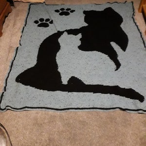 Mini C2C Love Cats Crochet Graphghan Pattern - Etsy