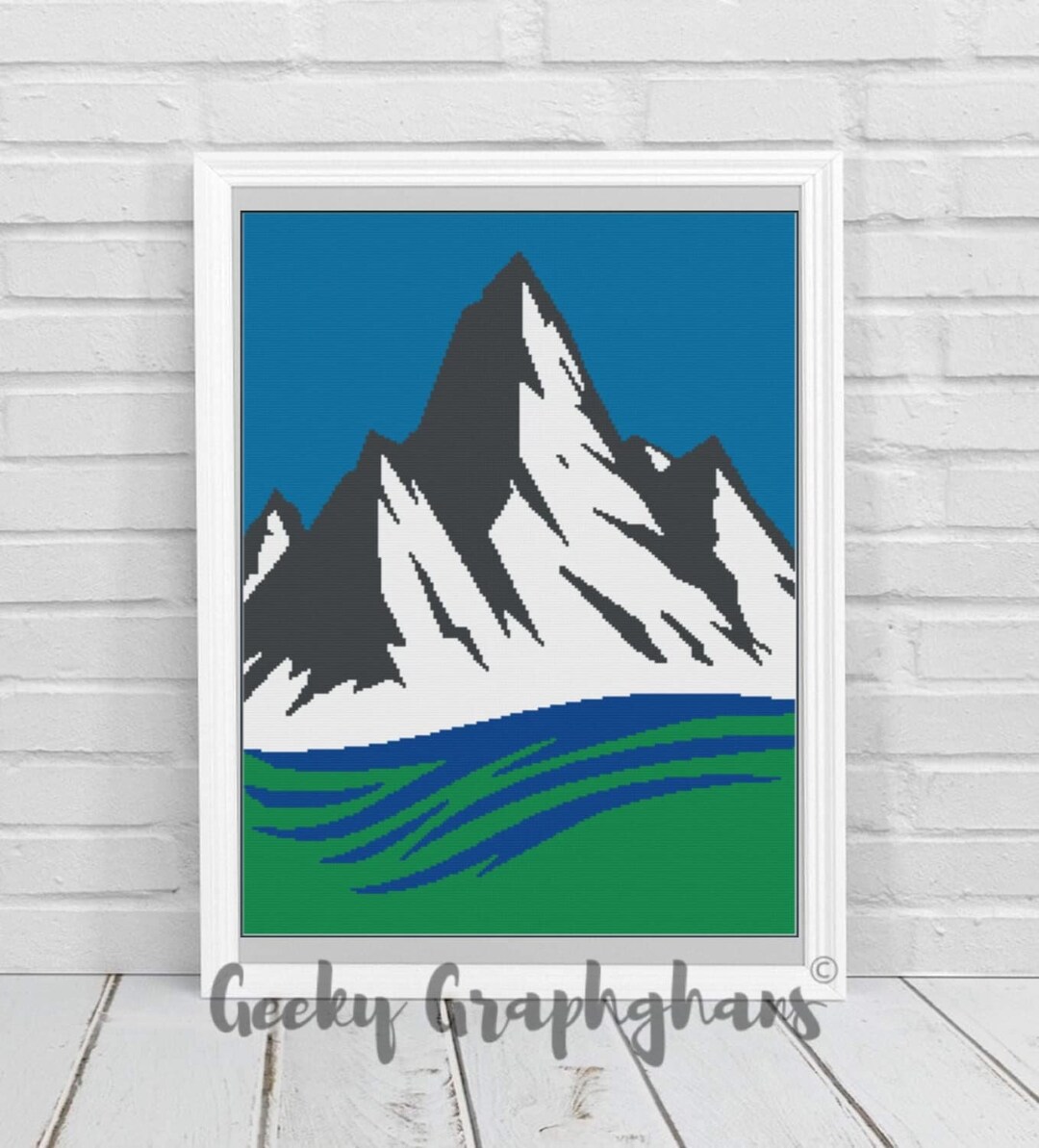 Mountain Peaks Crochet Graphghan Pattern - Etsy