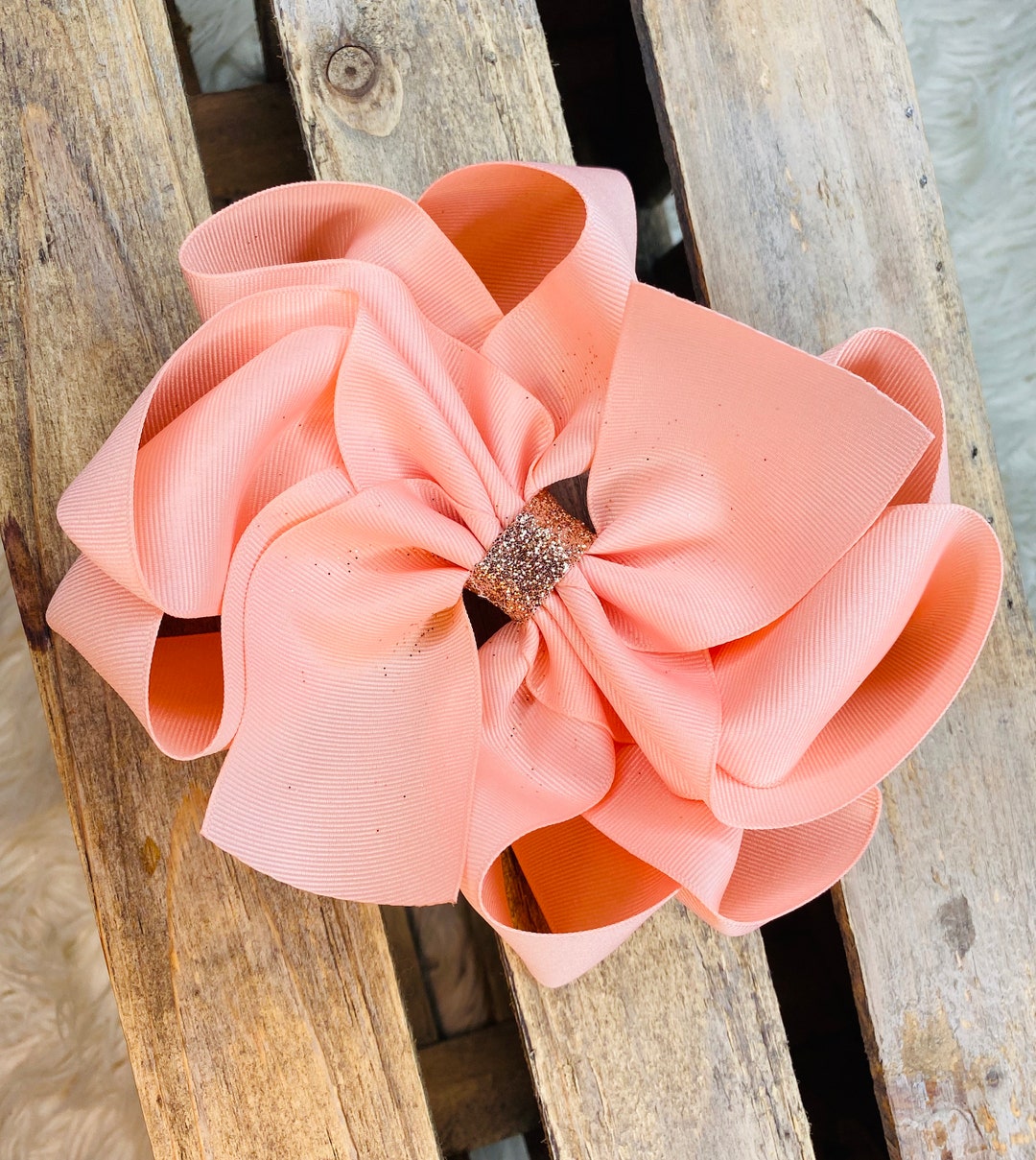 XL Double Bow | 7" Hair Bow | Big Hair Bows | Extra Large Bows Stacked ...