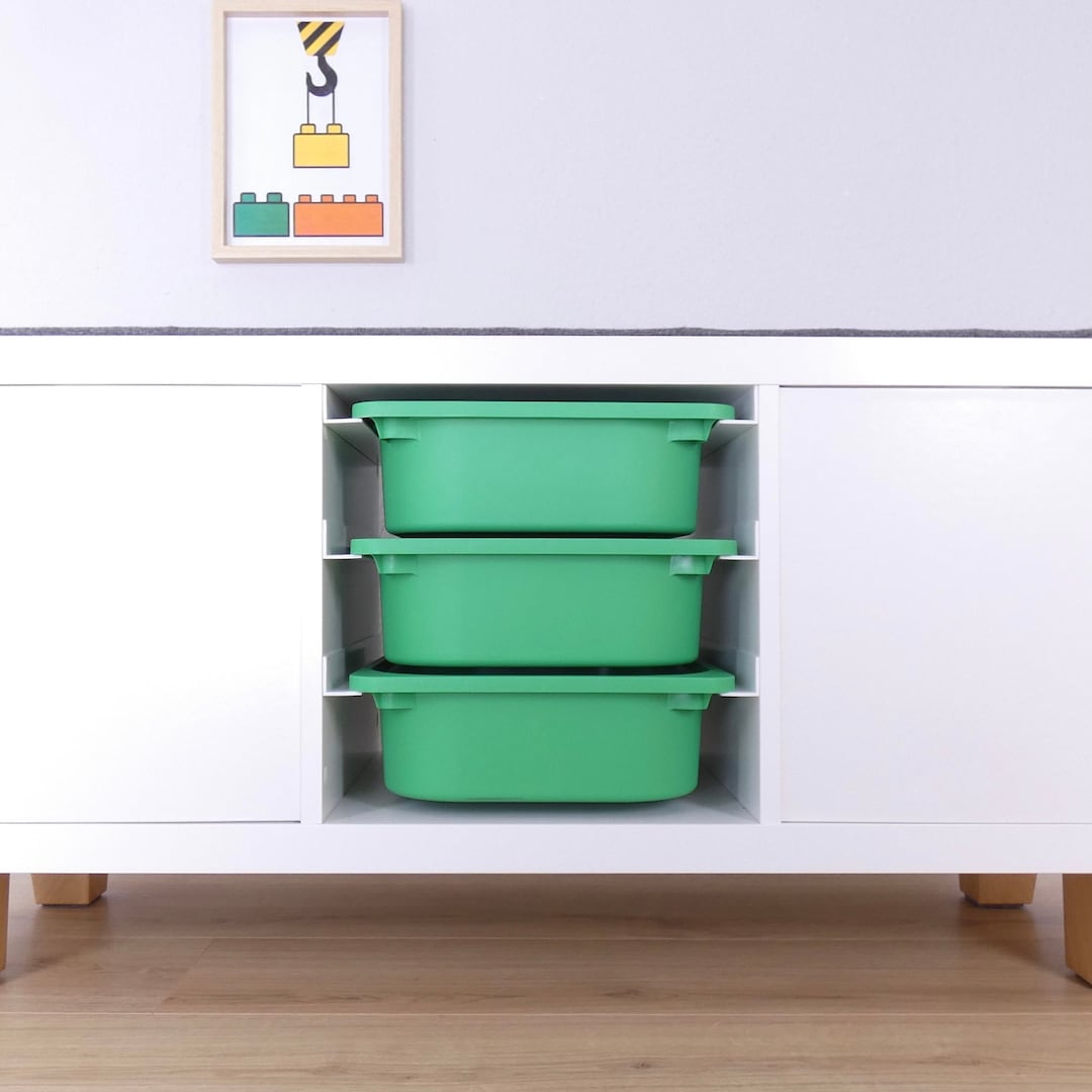 Ikea Kallax inzet Schuuver railsysteem met Trofast - Etsy Nederland