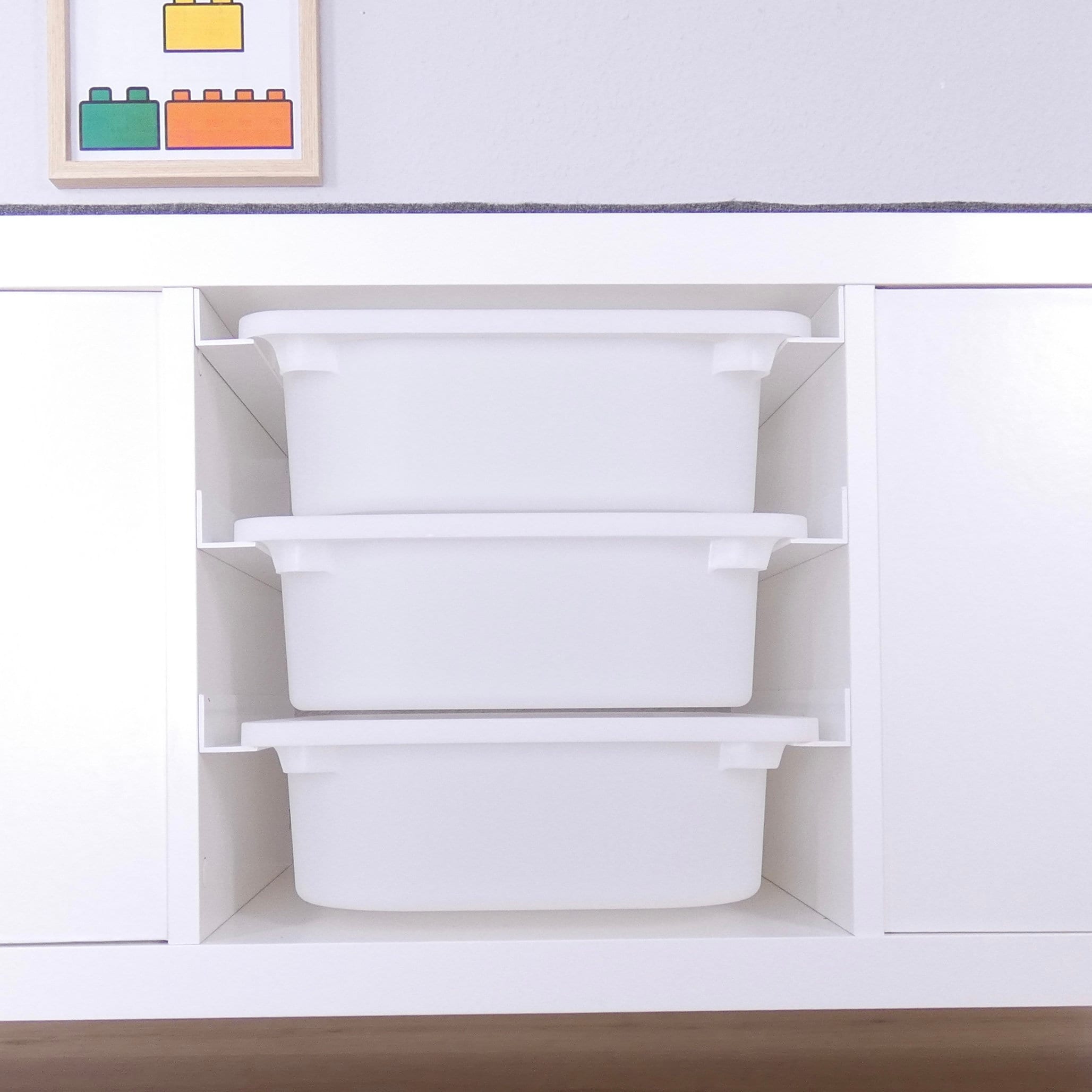 Ikea Kallax inzet Schuuver railsysteem met Trofast - Etsy Nederland