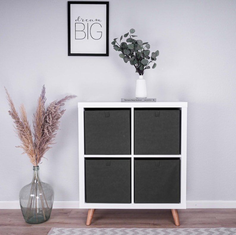 Ikea Kallax Box Foldable Fabric Box for Cube Shelf With Subtle - Etsy UK