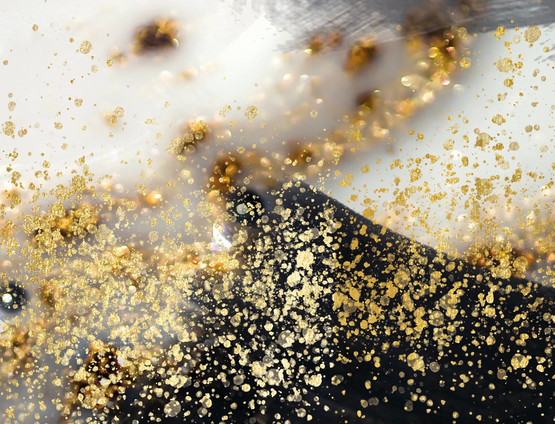 Printable Black Gold Set of 3 Wall Art Print Abstract Gold - Etsy