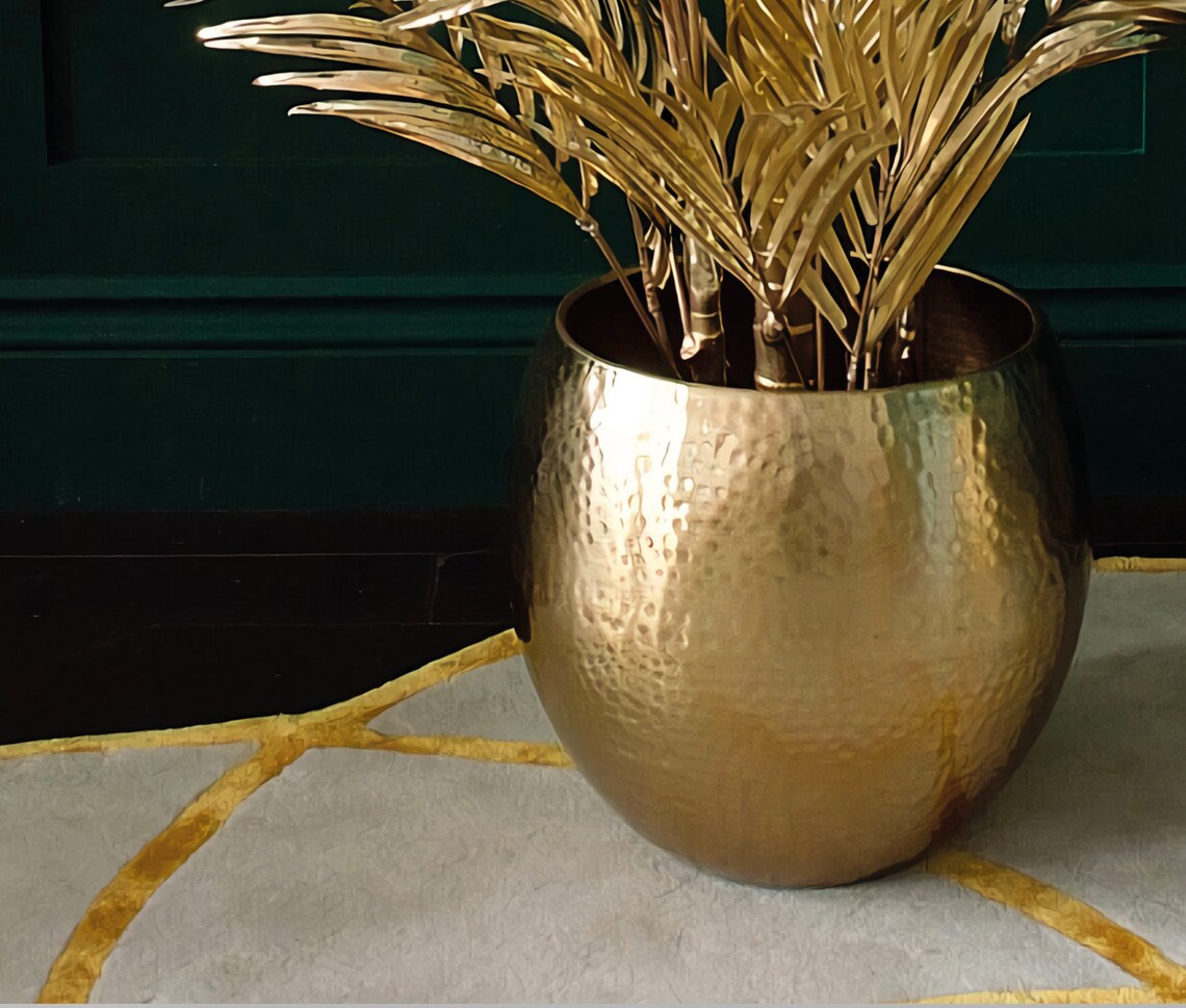 Printable Green Gold Plant Set of 3 Wall Art Print Green | Etsy