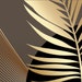 Printable Luxury Gold Plant Modern Art Set of 2 Wall Art - Etsy
