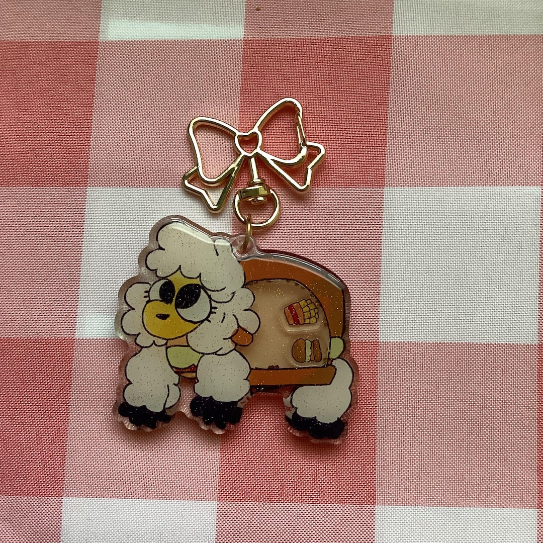 Sha Burger Keychain Walten Files - Etsy