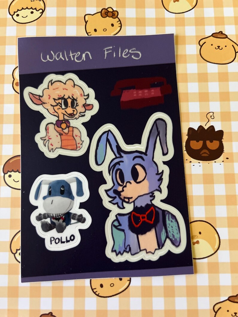 Walten Files Sticker Sheet - Etsy