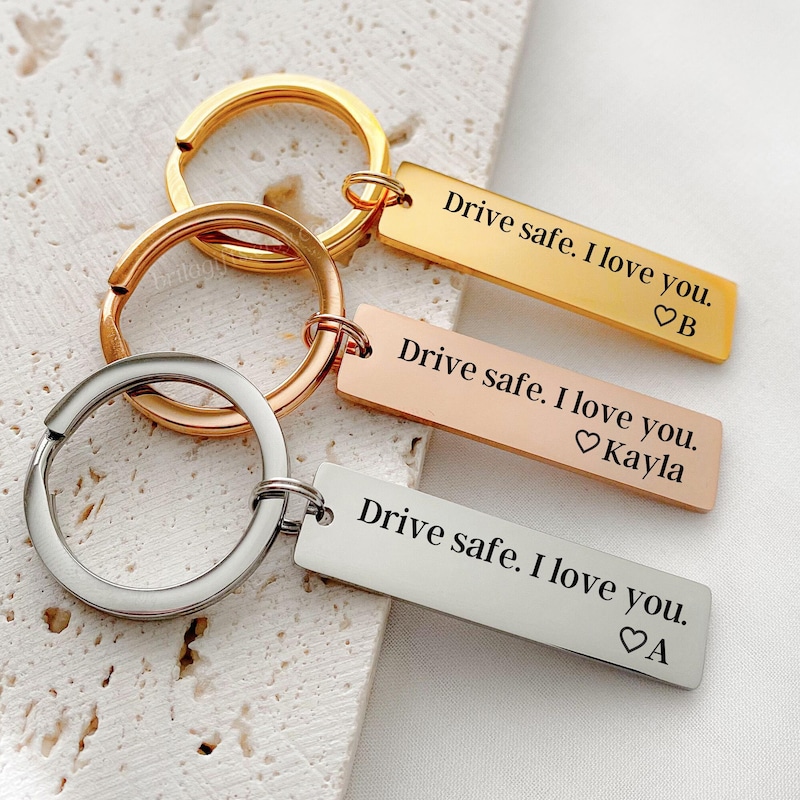 Drive Safe Keychain - Etsy