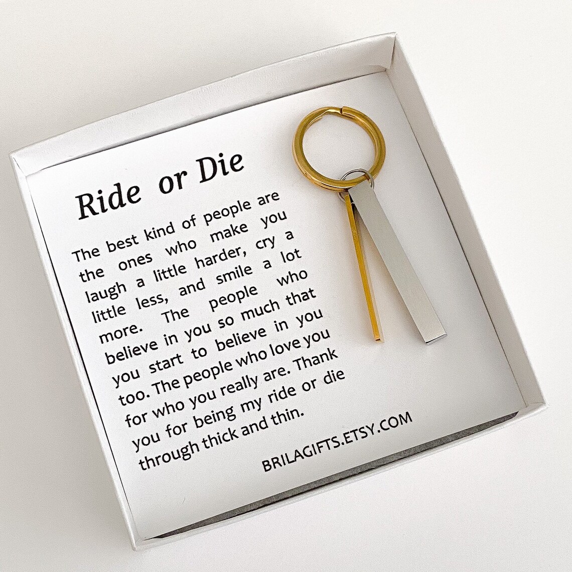 Best Friend Gift Ride or Die Gift Personalized Friendship - Etsy