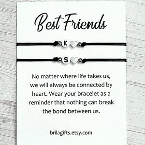 Best Friend Bracelets, Long Distance Bracelets, Best Friend Gift ...