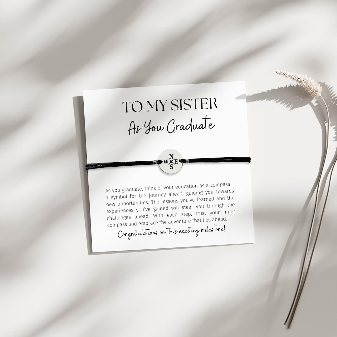 Graduation Gift for Sister, Graduation Card, Sister Graduation Gift ...