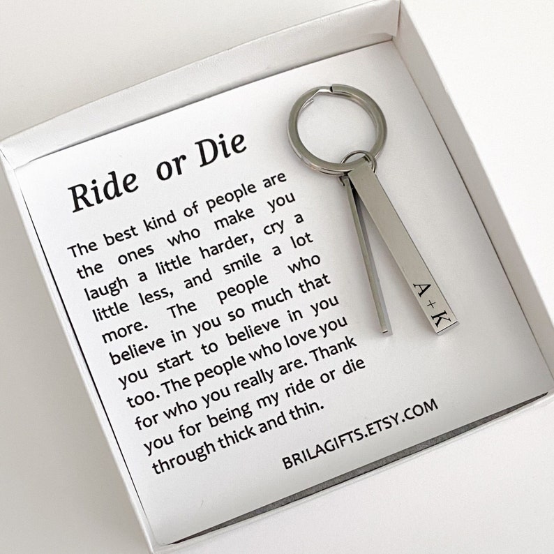 Best Friend Gift Ride or Die Gift Personalized Friendship - Etsy