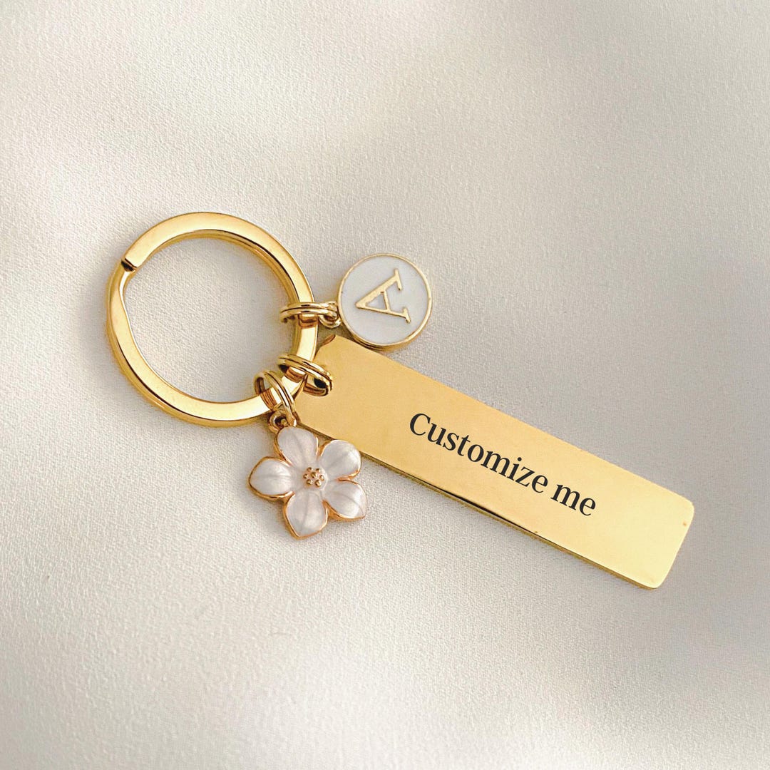 Personalized Gift, Custom Keychain, Gift for Teenage Girl, Cute ...