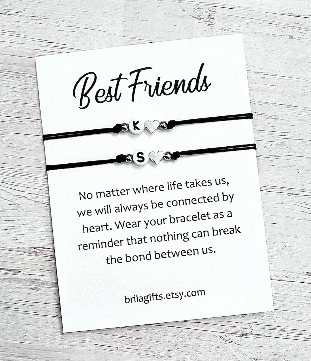 Best Friend Bracelets, Long Distance Bracelets, Best Friend Gift ...