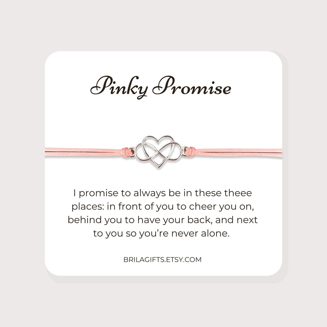 Friendship Bracelet Pinky Promise Pinky Promise Bracelet - Etsy