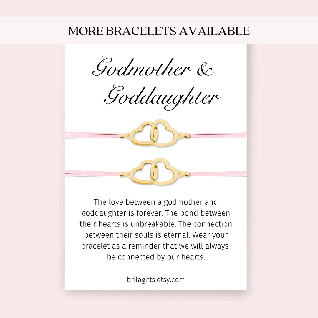 Goddaughter Bracelet, Goddaughter Gifts, Godmother Goddaughter ...