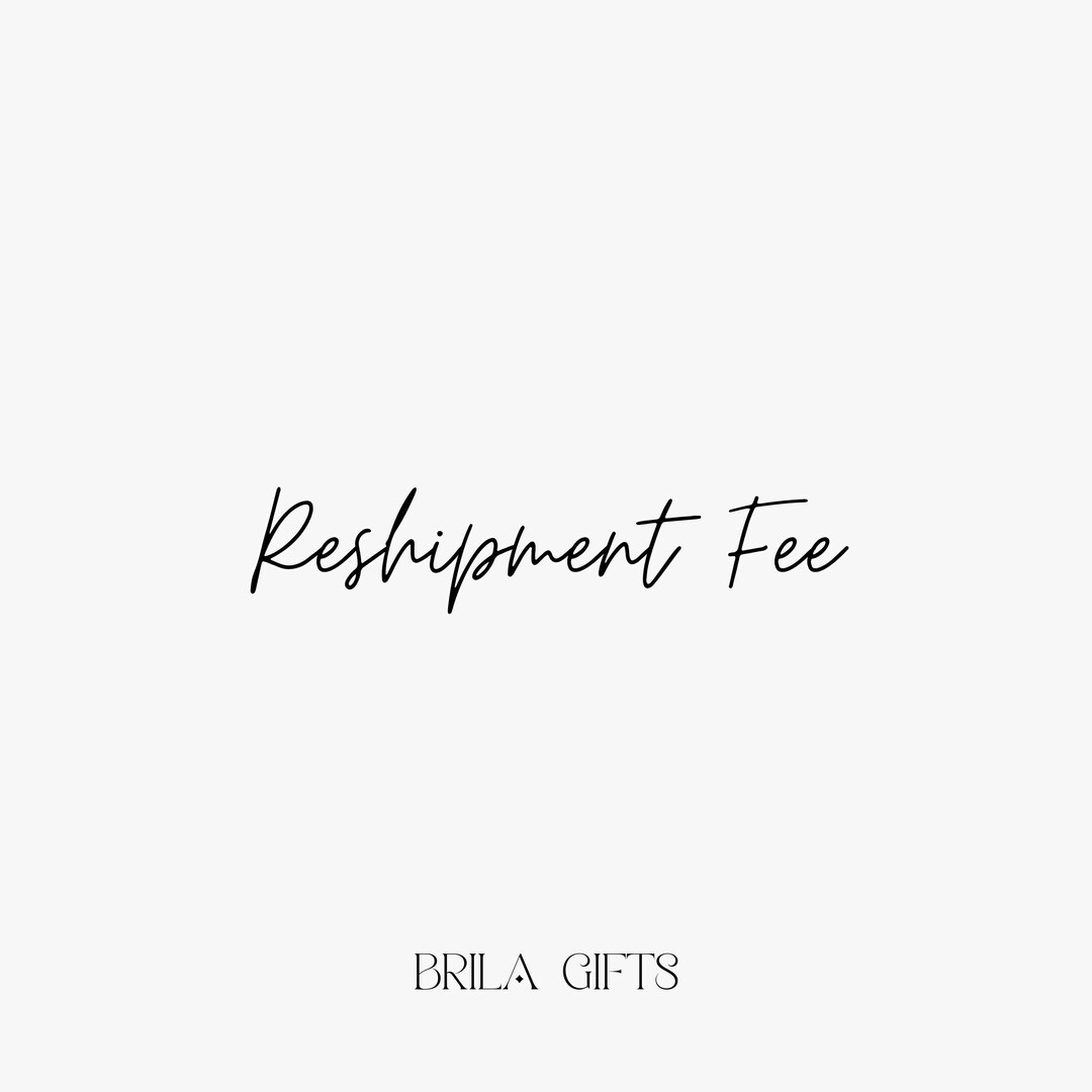 Reshipment Fee - Etsy