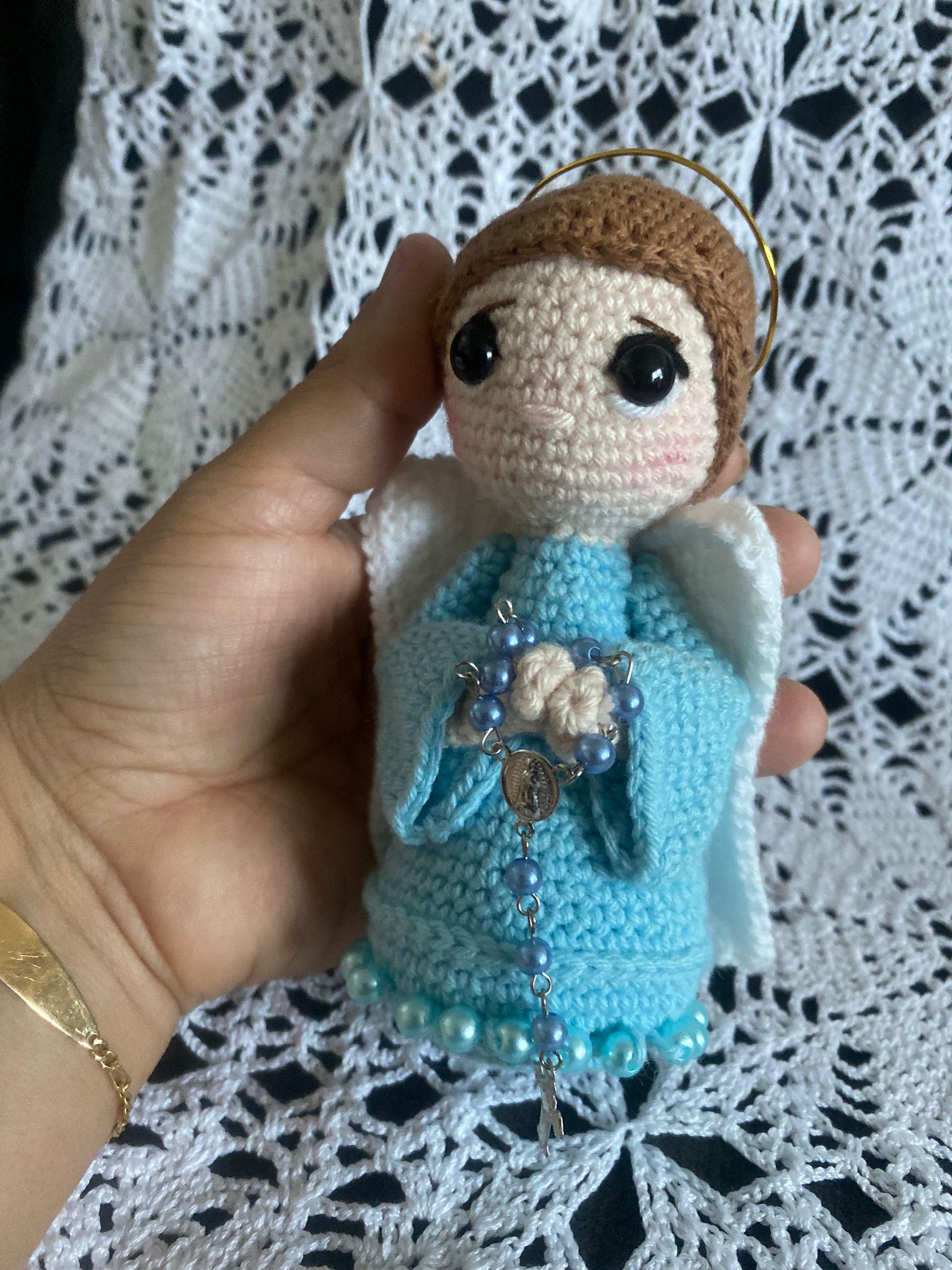 Archangel Gabriel Crochet Doll, Handcrafted Catholic Gift, Amigurumi ...
