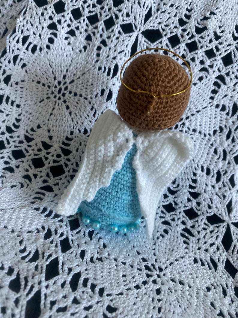 Archangel Gabriel Crochet Doll, Handcrafted Catholic Gift, Amigurumi ...