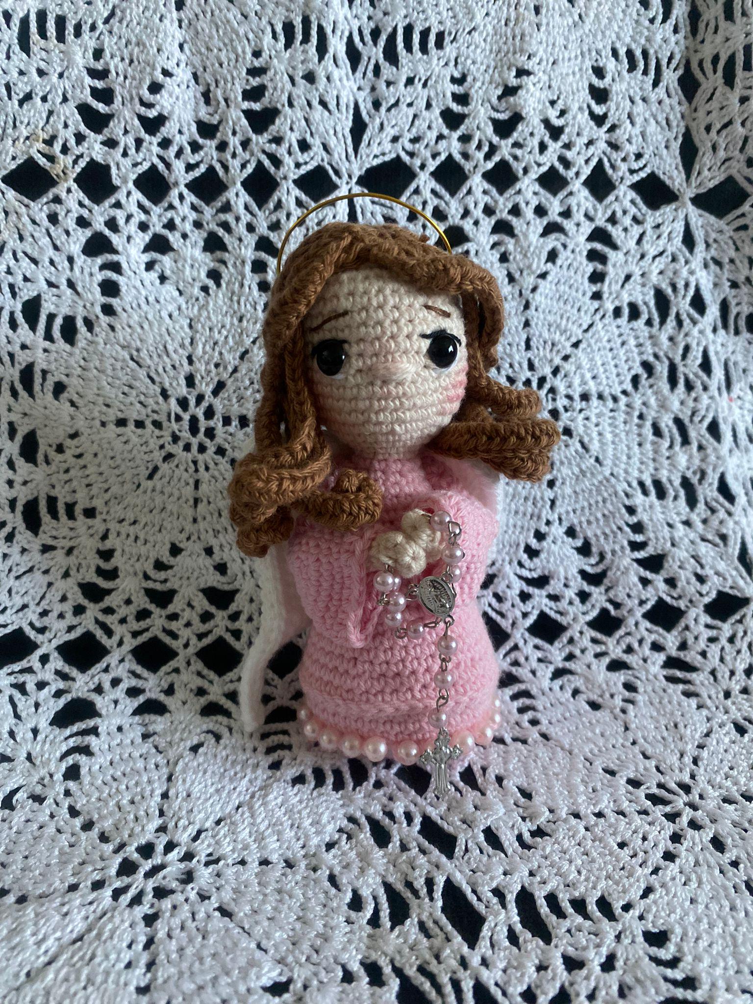 Archangel Gabriel Crochet Doll, Handcrafted Catholic Gift, Amigurumi ...