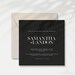MANHATTAN Modern Square Wedding Invitation Printable Square Wedding ...