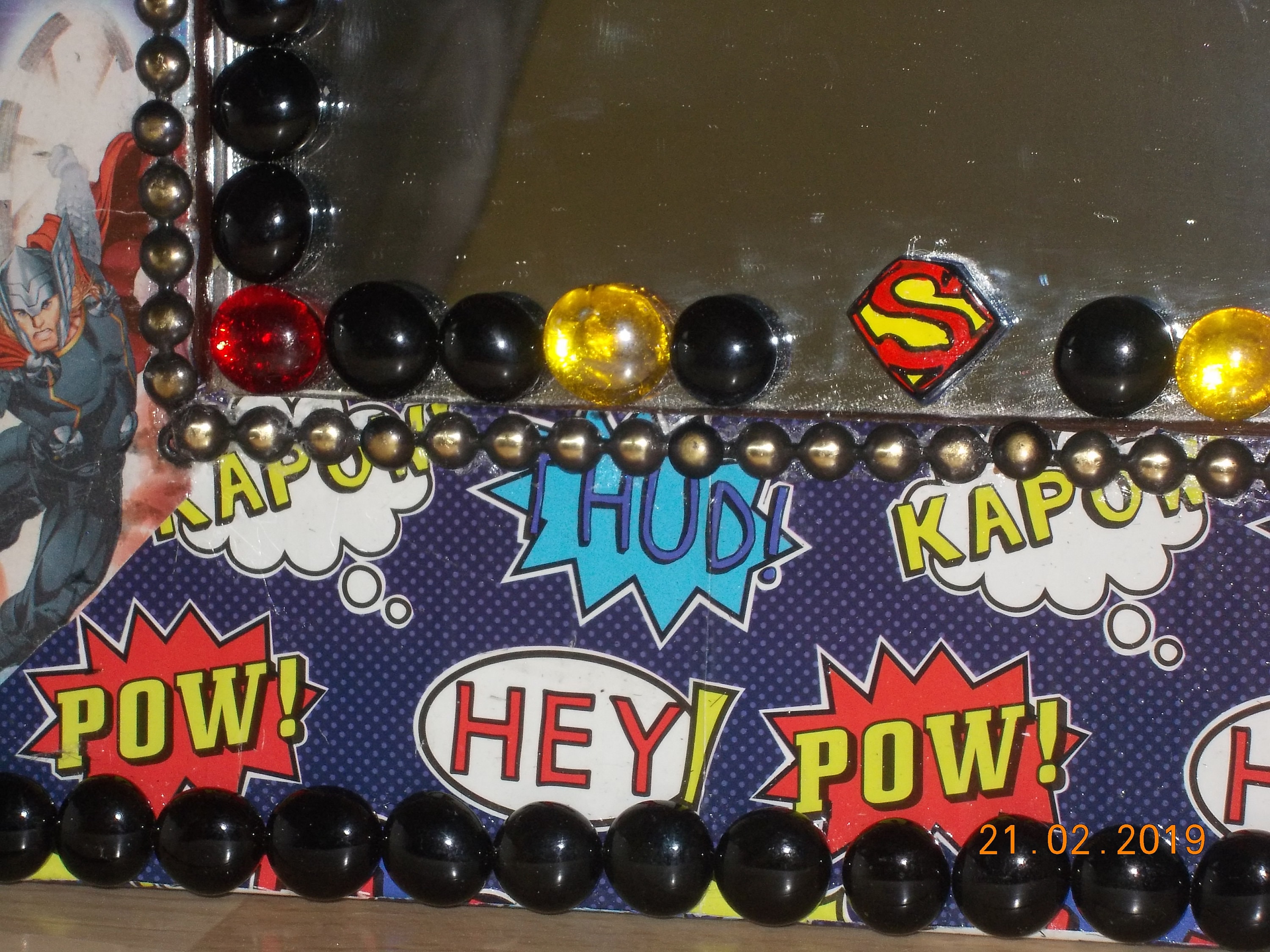Superheroes Handmade Mirror - Etsy