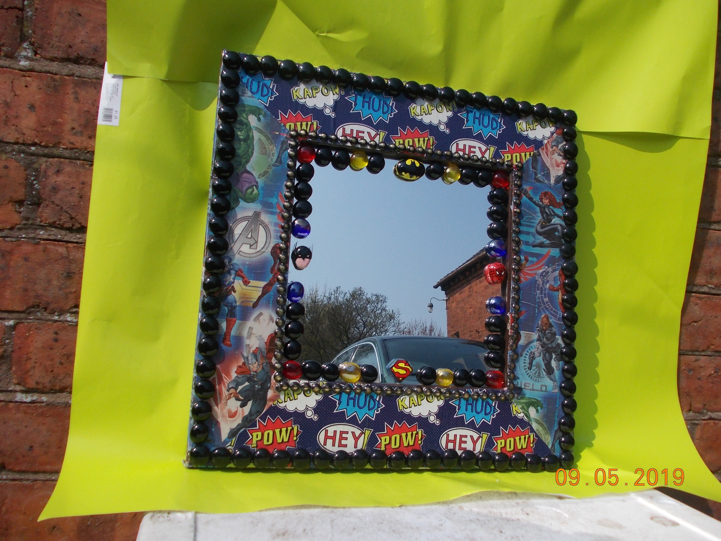 Superheroes Handmade Mirror - Etsy