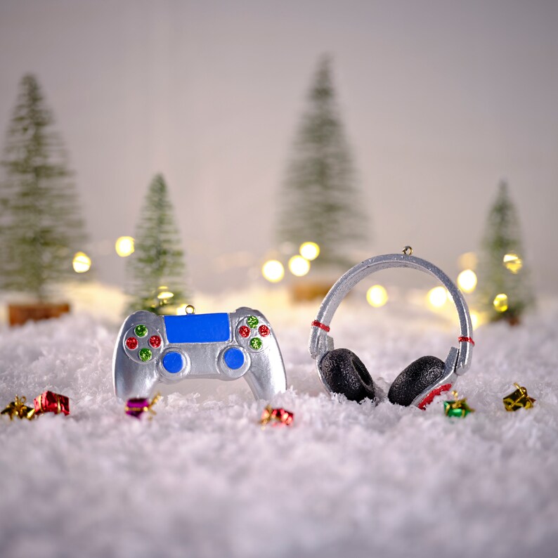 Glitter Video Game Controller Christmas Ornament – Gamer Tree ...