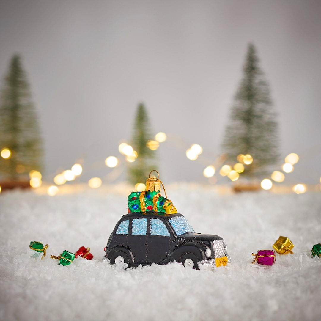 Novelty London Taxi/black Cab Christmas Tree Hanging Decoration - Etsy