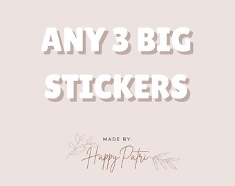 Any 3 Small Stickers, Waterproof Laptop Stickers, Choose Your Own ...