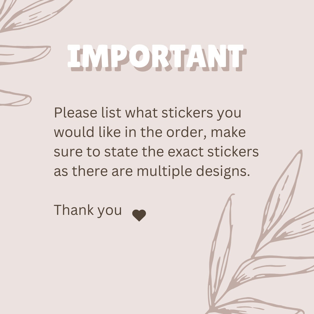 Any 3 Small Stickers, Waterproof Laptop Stickers, Choose Your Own ...