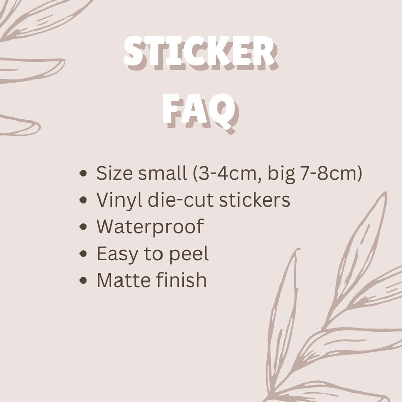 Any 3 Small Stickers, Waterproof Laptop Stickers, Choose Your Own ...