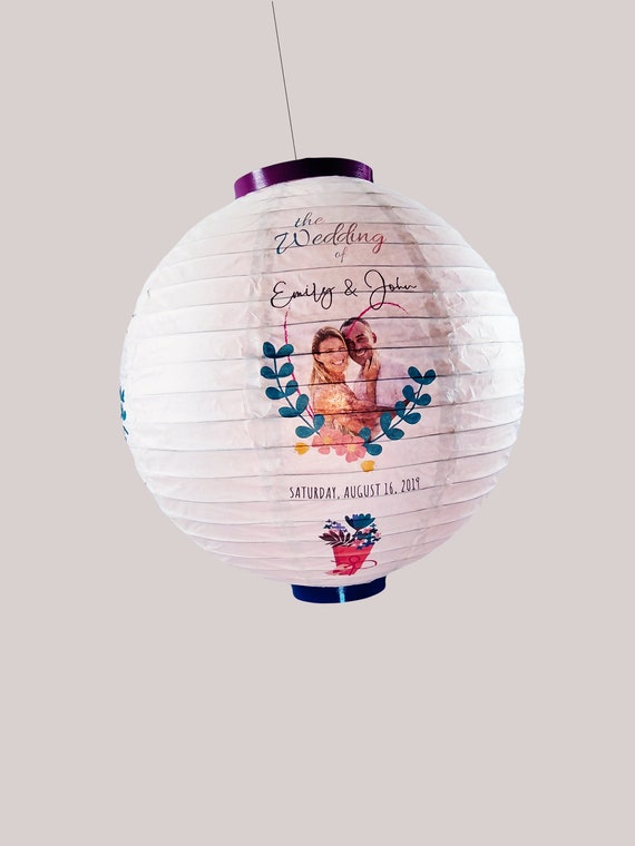 Personalized Paper Lanterns