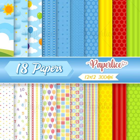 Poyo Digital Paper | Etsy