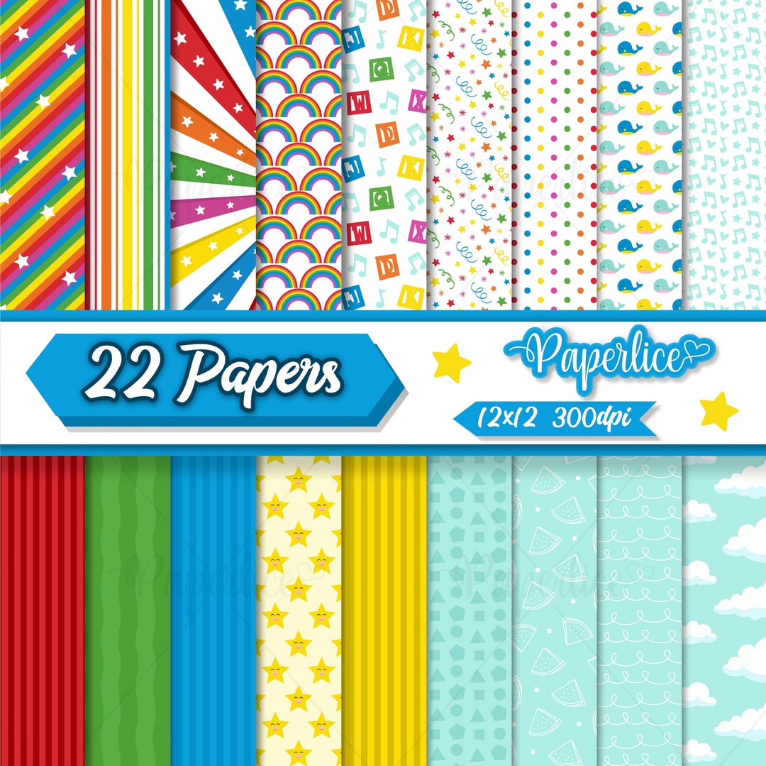 Candy Digital Paper - Etsy