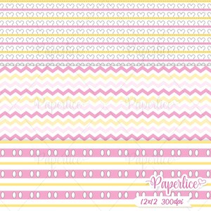Baby Girl Digital Paper Scrapbook Background - Etsy
