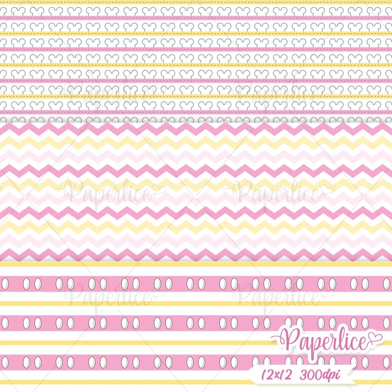 Baby Girl Digital Paper Scrapbook Background - Etsy